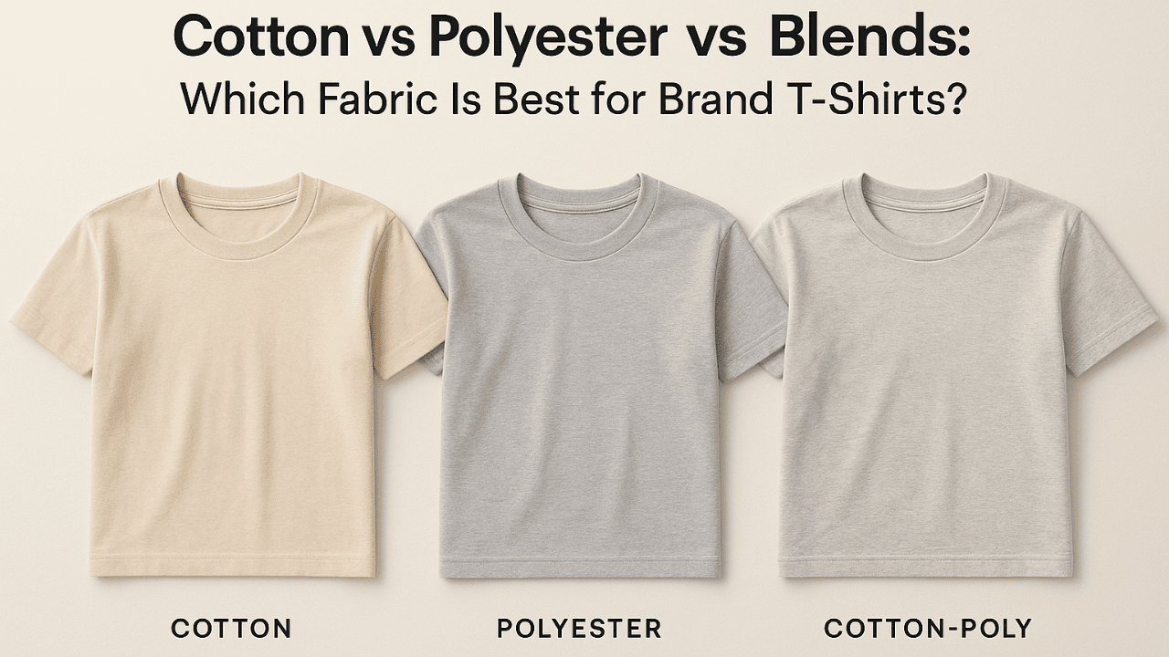 Cotton vs Polyester vs Blends: Best Fabric for Brand T-Shirts